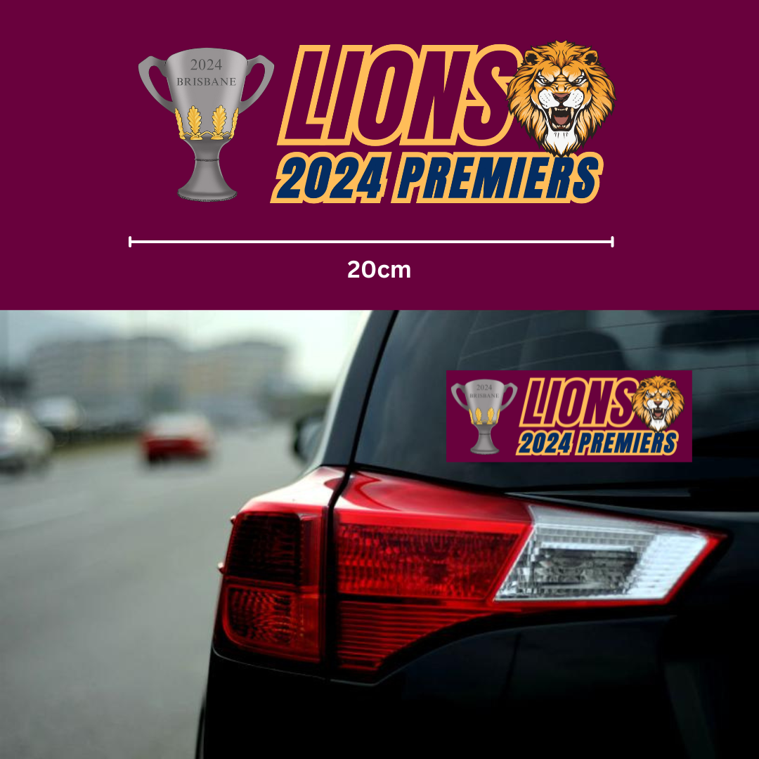 2024 Lions Premiers Sticker – Footy Stickers