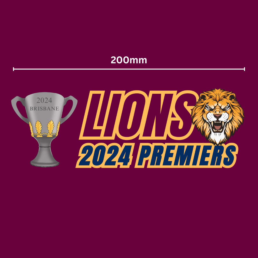 2024 Lions Premiers Sticker – Footy Stickers